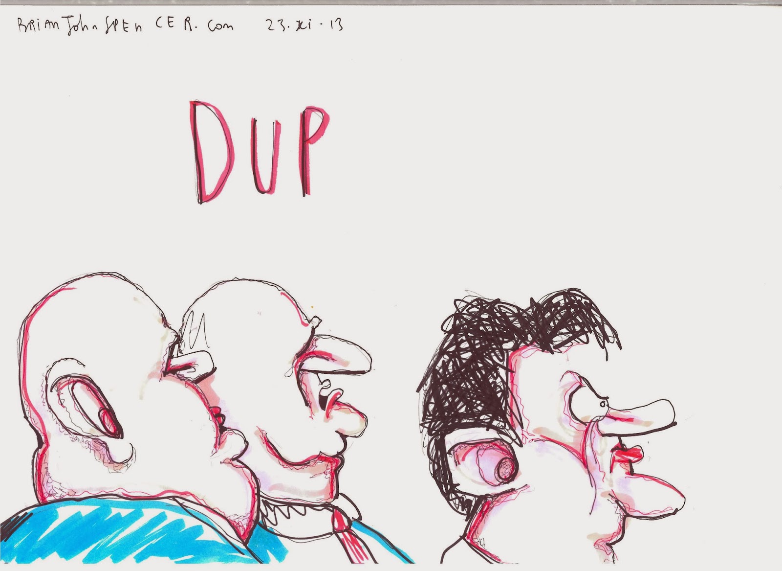 Brian John Spencer: Live Drawing - #DUP13 Conference